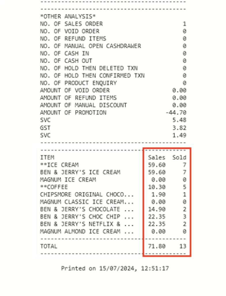 Receipt Settings | EPOS POS System